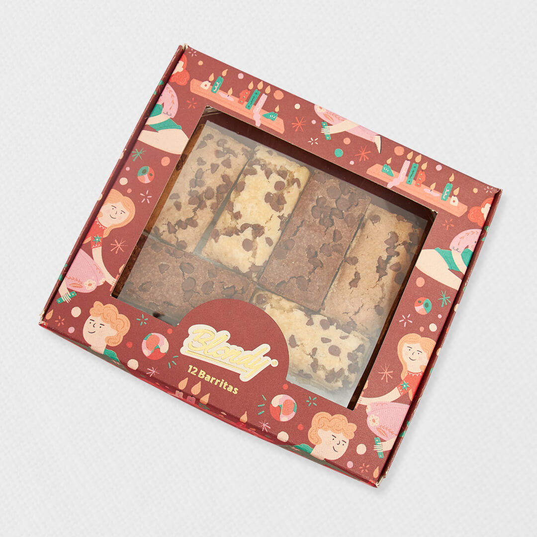 Caja de blondies Mikaela – Santiago Corazón